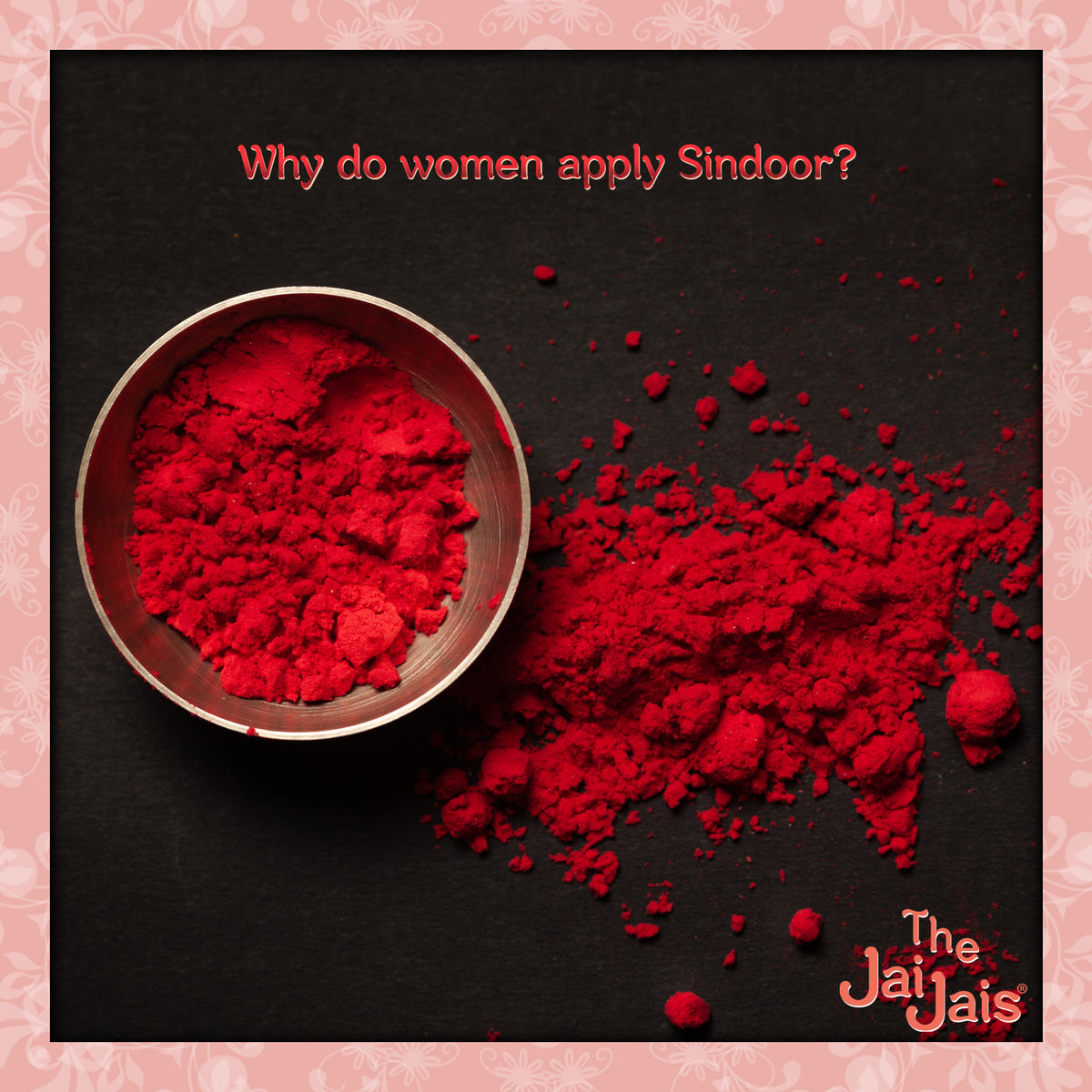 Why Do Women Apply Sindoor? | The Jai Jais